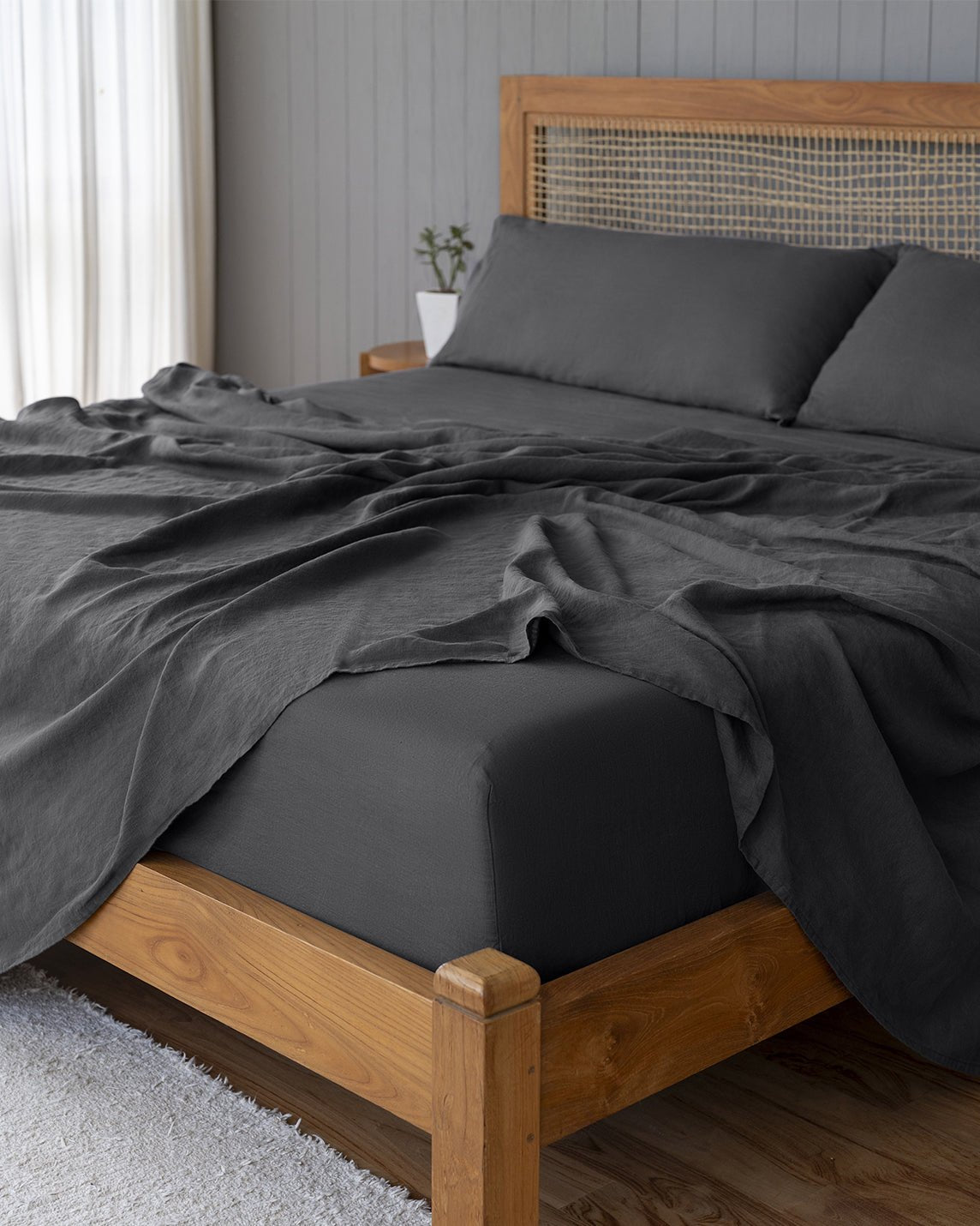 Stonewashed Linen Sheets – Baloo Living