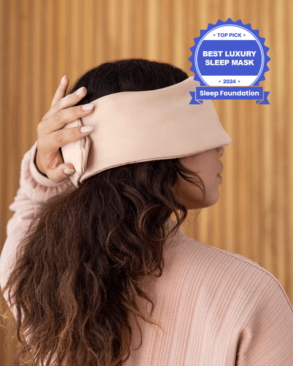 Weighted Silk Sleep Stone Mask – Baloo Living